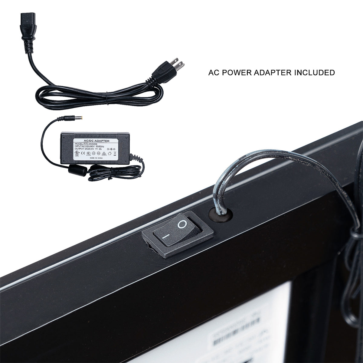 Lenticular/Acrylic LED Light Box Frame (24x36 inches) - Baroque Portfolios